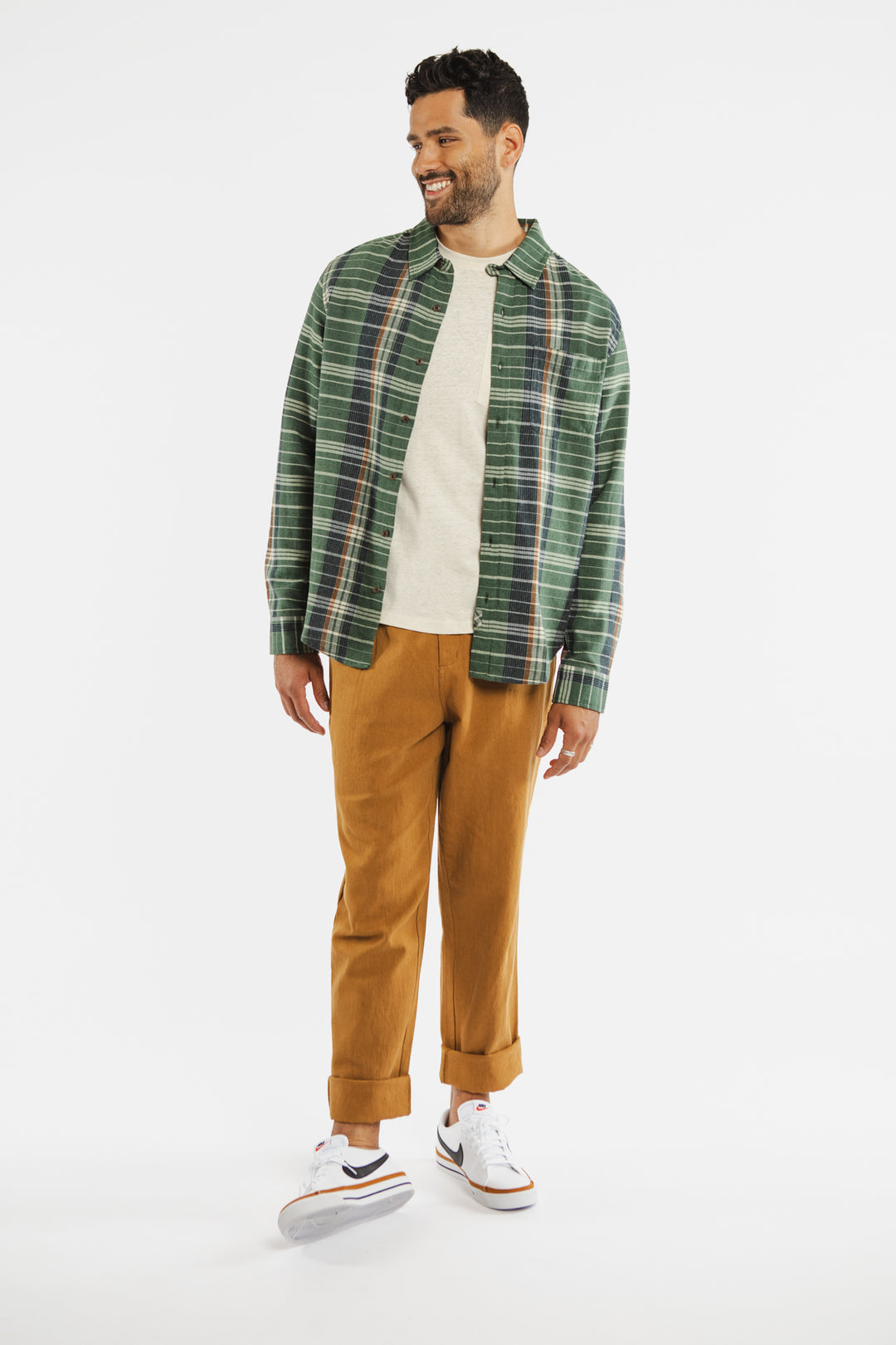 Jude Shirt / Arcadia Plaid – Bridge & Burn
