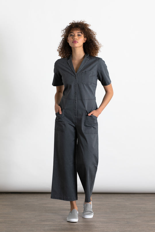 Lou Utility Jumpsuit / Slate – Bridge & Burn